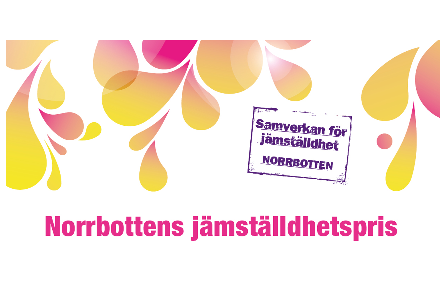Norrbottens jämställdhetspris - Utveckla Norrbotten